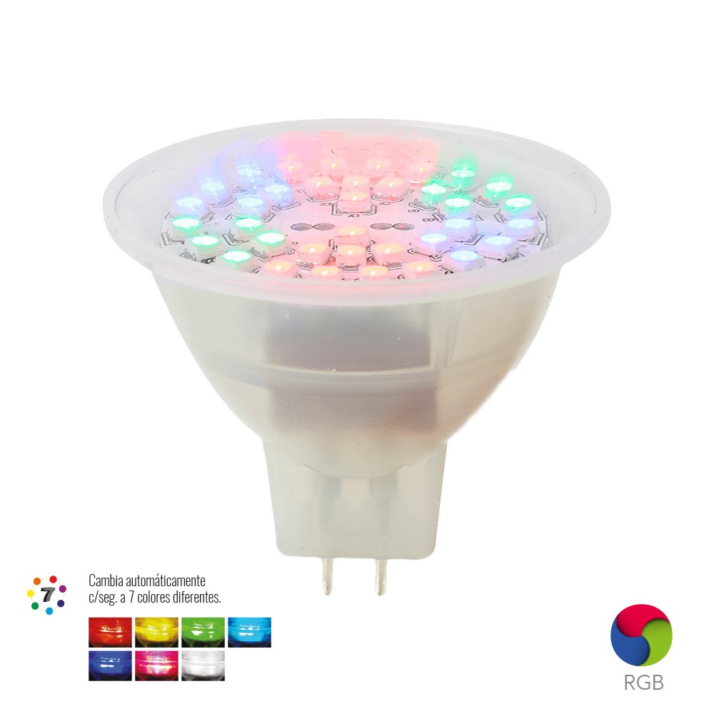 FOCO LED MR16-SMDLED/3WRGB - Tecnolite